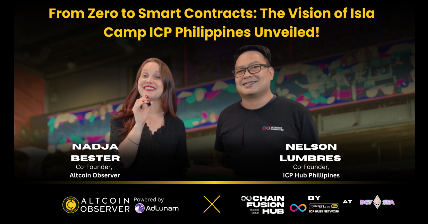 From Zero to Smart Contracts with Nelson Lumbres, Co-founder of ICP Hub Philippines - Altcoin ...